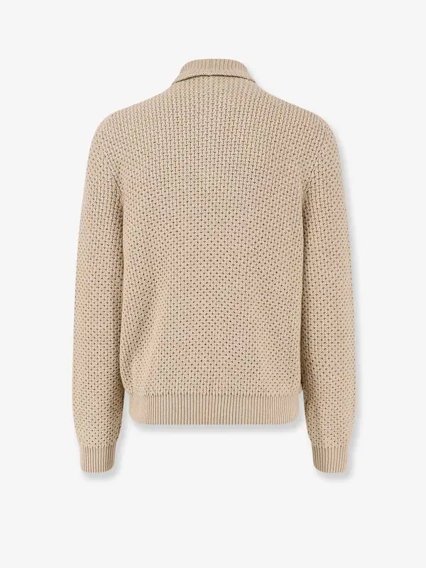Loro Piana Linen, Virgin Wool, Cashmere, And Silk Blend Sweater