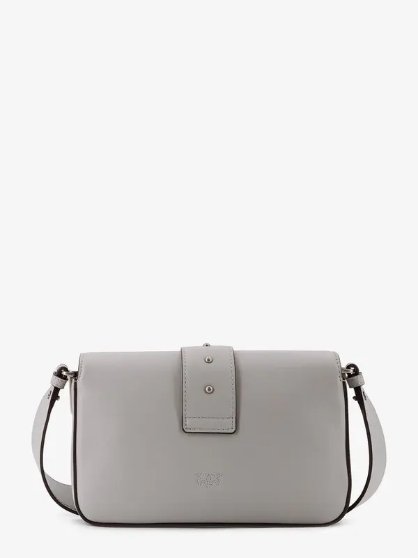 Pinko Mini Love Bag Leather - Grey