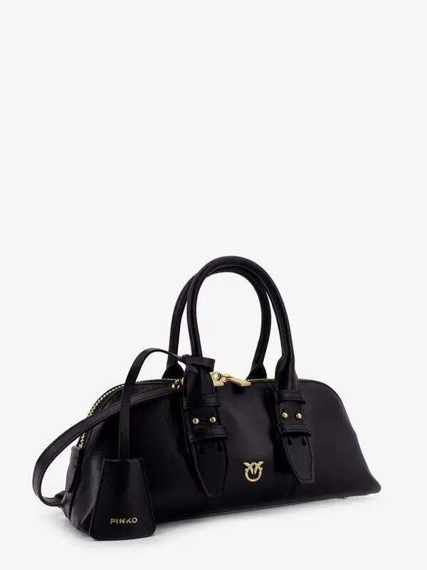 Pinko Bowling Escape Leather Handbag