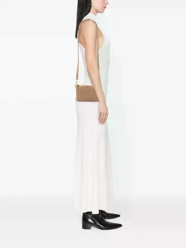 Dior 1999 Suede Cannage Lady Crossbody Bag - Brown