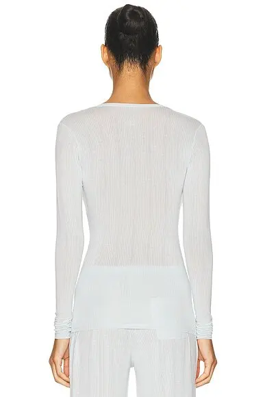 NEGATIVE UNDERWEAR Whipped Henley - Mist
