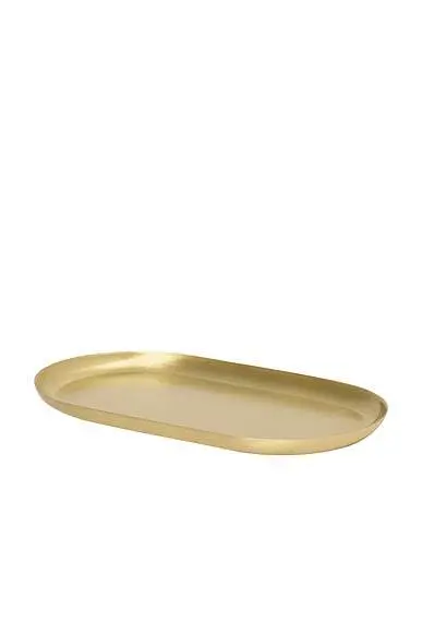 FERM LIVING Basho Oval Tray - Brass