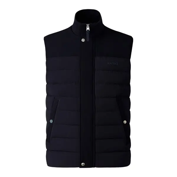 Mackage Brody-z Down-filled Quilted Vest - Navy