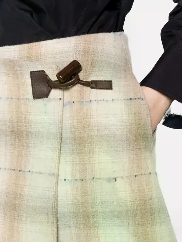 Loewe Check-pattern Mini Skirt