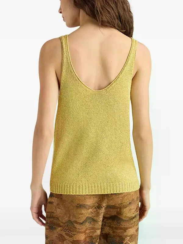 Momoni Ribbed Knit Tank Top