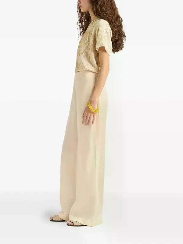 Momoni Elasticated Wide-leg Trousers