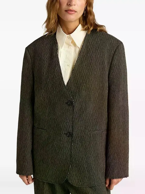 Momoni Mary Micro-pinstripe Blazer