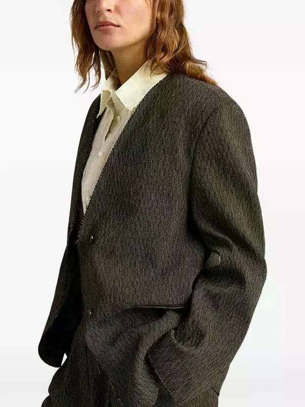 Momoni Mary Micro-pinstripe Blazer