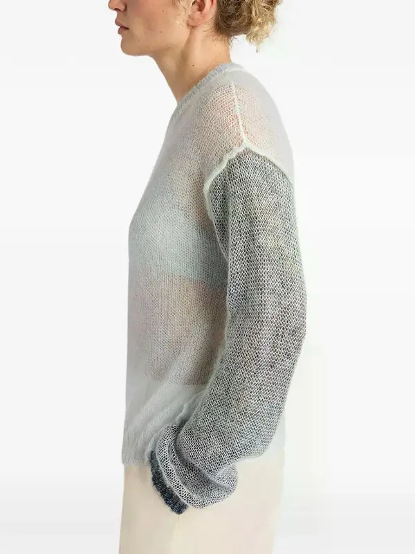 Momoni Colour-block Ribbed Sweater