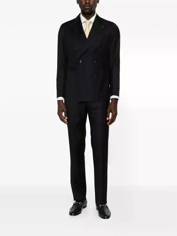 Tagliatore Double-breasted Blazer Suit - Blue