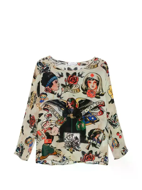 The Artistylist Printed Blouse