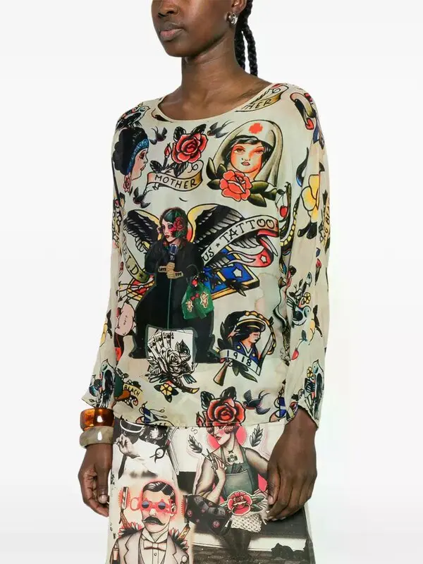 The Artistylist Printed Blouse