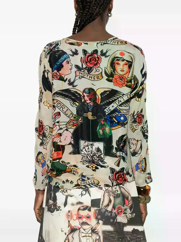 The Artistylist Printed Blouse