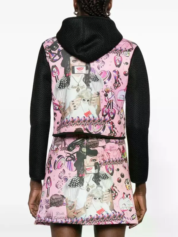 The Artistylist Printed Zip-up Hoodie