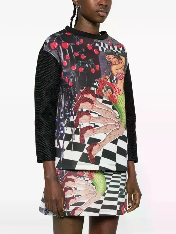 The Artistylist Mermaid Graphic-print' Sweatshirt