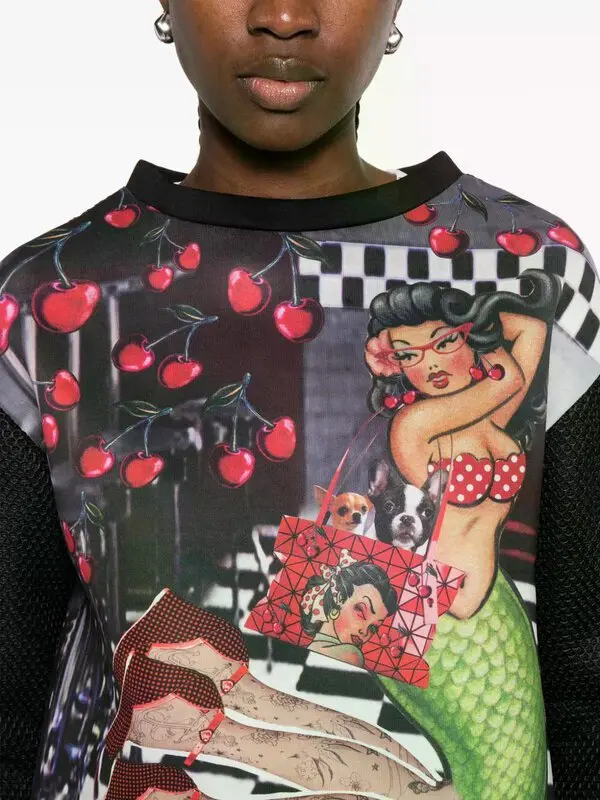 The Artistylist Mermaid Graphic-print' Sweatshirt