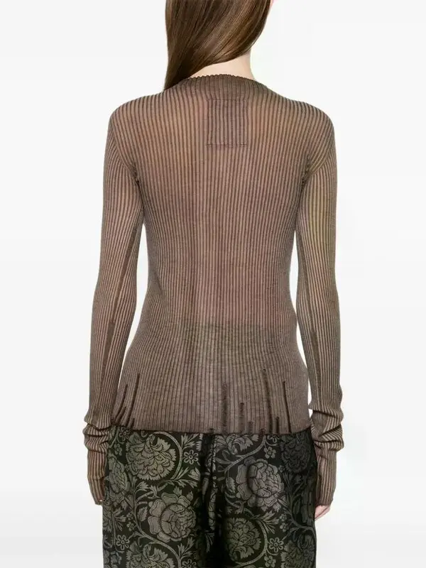 UMA WANG Ribbed Top
