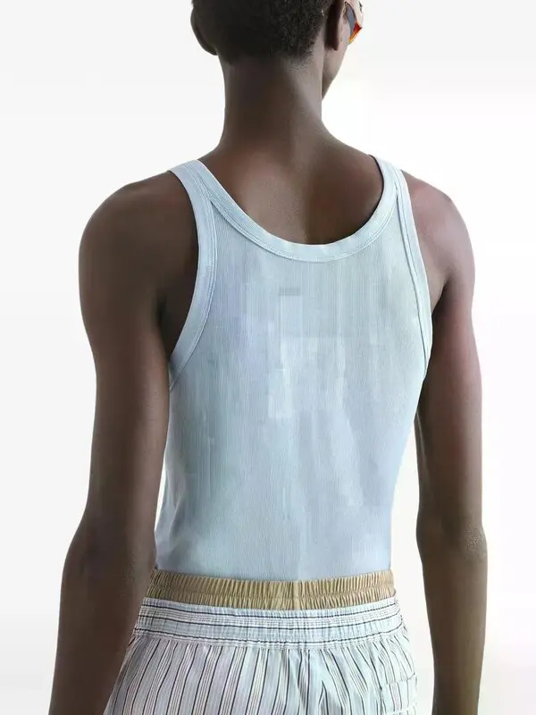 Dolce & Gabbana Cotton Tank Top With Print