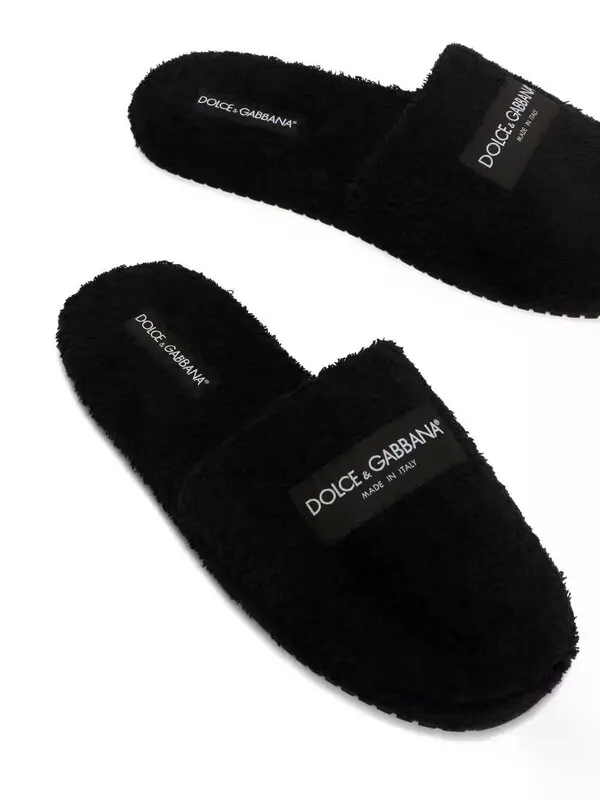 Dolce & Gabbana Dg Hotel Terry Slippers