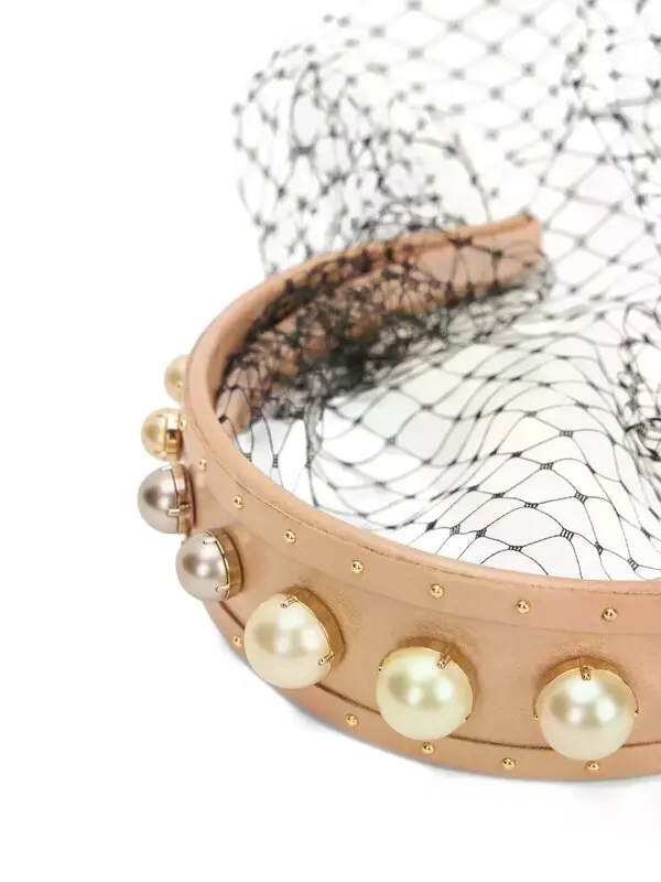 Red Valentino Mesh Studded Hairband