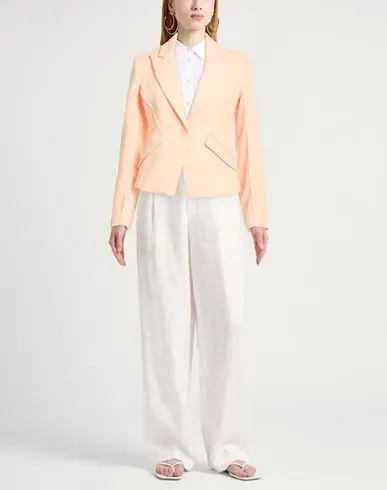 Patrizia Pepe Single-breasted Crepe Blazer - Orange
