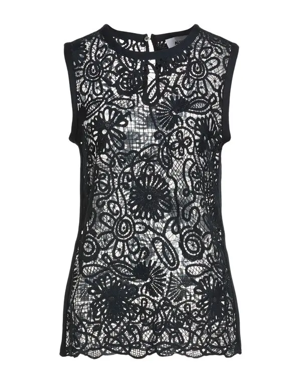 Alpha Studio Lace Sleeveless Top