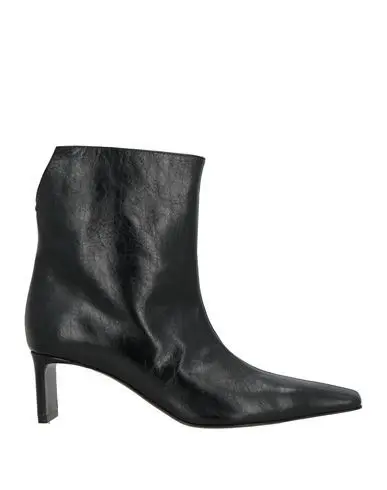 Khaite Ankle Boots Size Leather - Black