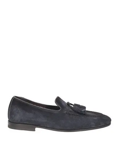 Santoni Loafers Midnight Size Soft Leather - Blue