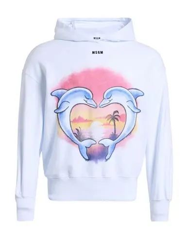 MSGM Sweatshirt Size Cotton - White