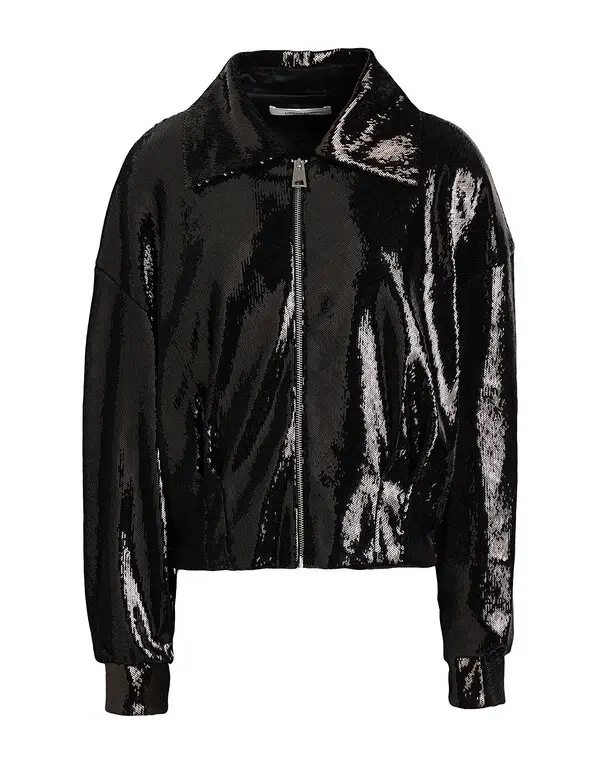 Liviana Conti Woven Jacket With Appliqués - Black