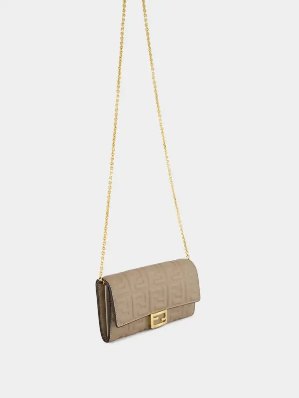 Fendi Baguette Wallet With Chain