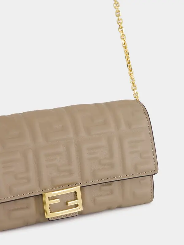 Fendi Baguette Wallet With Chain