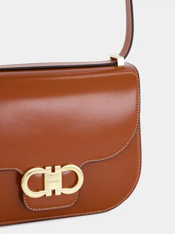 FERRAGAMO Double Gancini Crossbody Bag