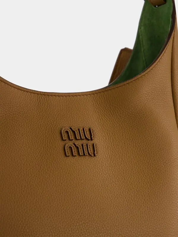 Miu Miu Calf Leather Hobo Bag