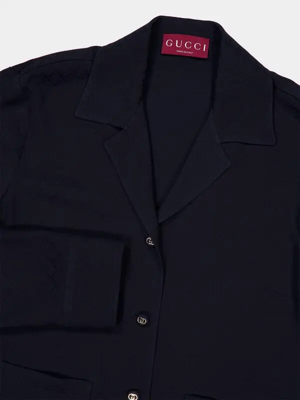 Gucci Long-sleeved Viscose Shirt