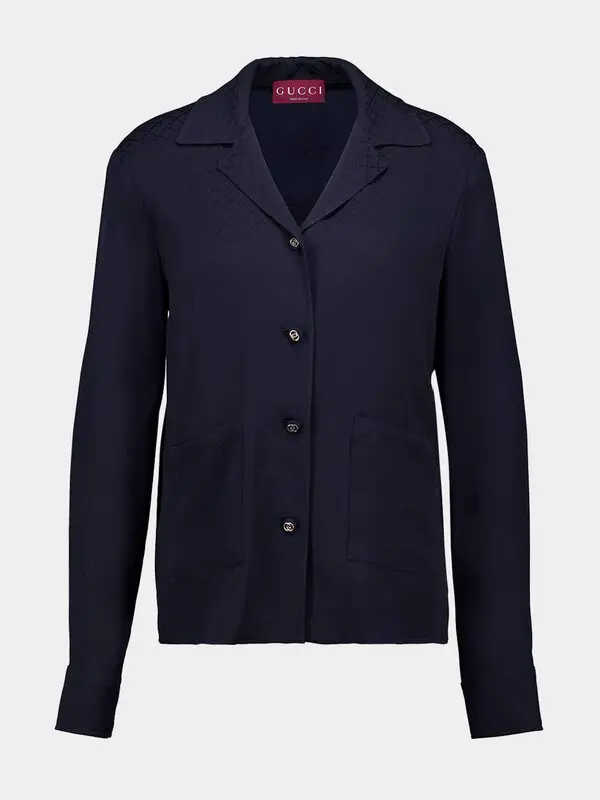 Gucci Long-sleeved Viscose Shirt