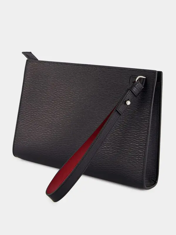 FERRAGAMO Gancini Calf Leather Pouch