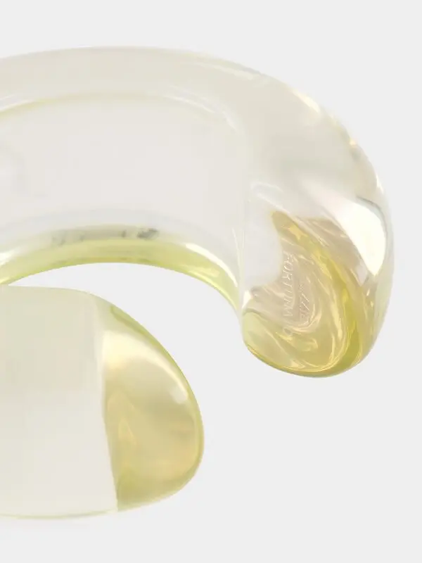 LIZZIE FORTUNATO Resin Arc Cuff Bracelet