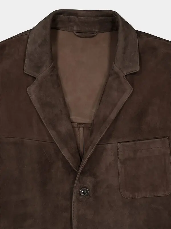 Boglioli Suede Shirt Jacket