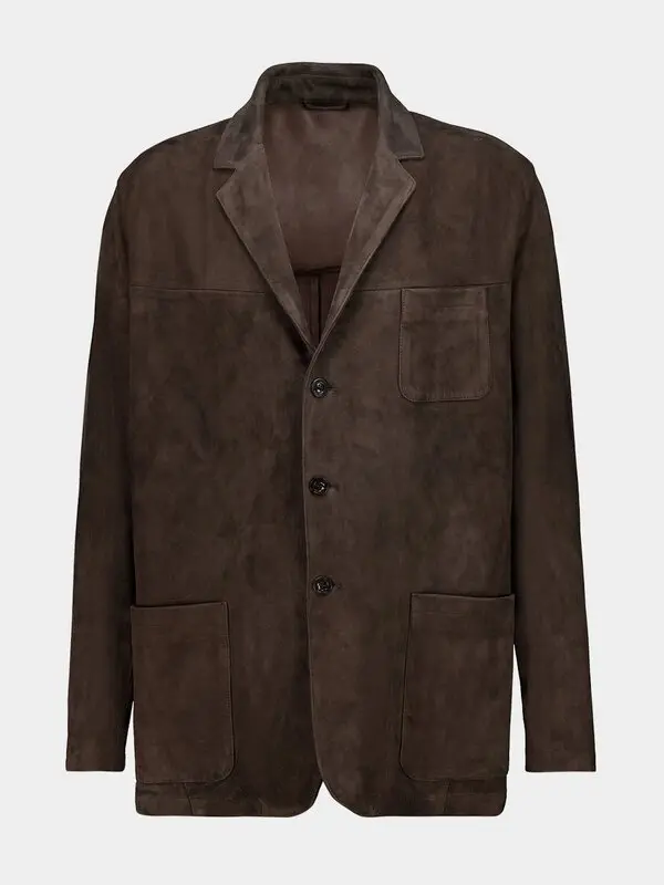 Boglioli Suede Shirt Jacket