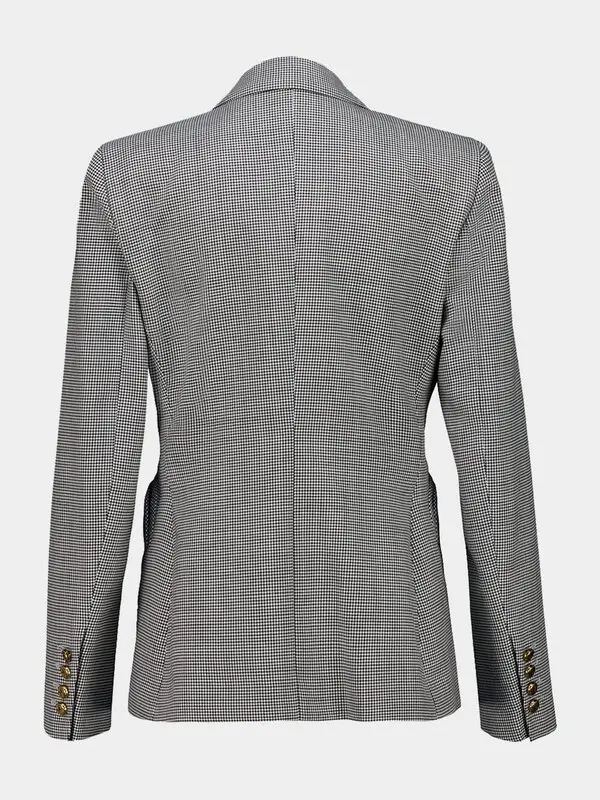 BLAZÉ MILANO Houndstooth Virgin Wool Blazer
