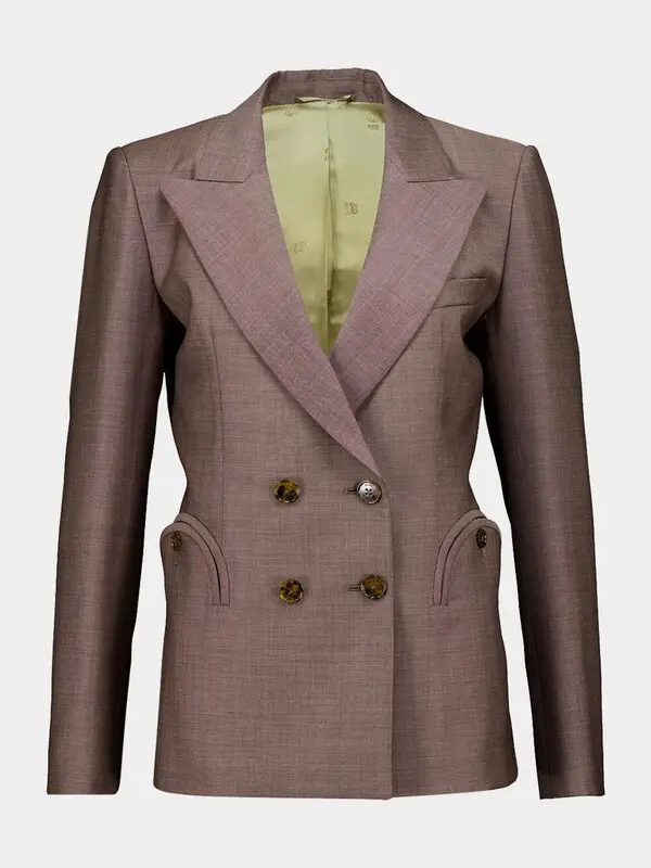 BLAZÉ MILANO Aile Malt Hourglass Charmer Blazer - Brown