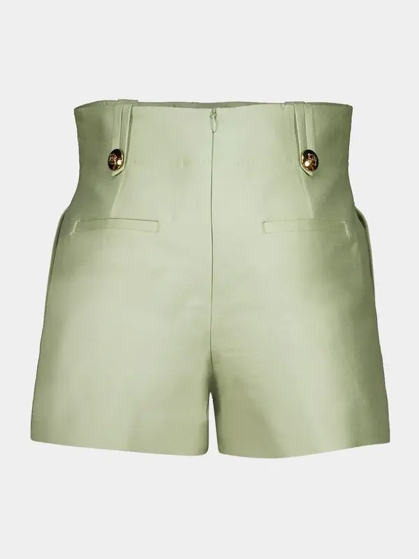 Zimmermann Wool And Silk Tailored Shorts