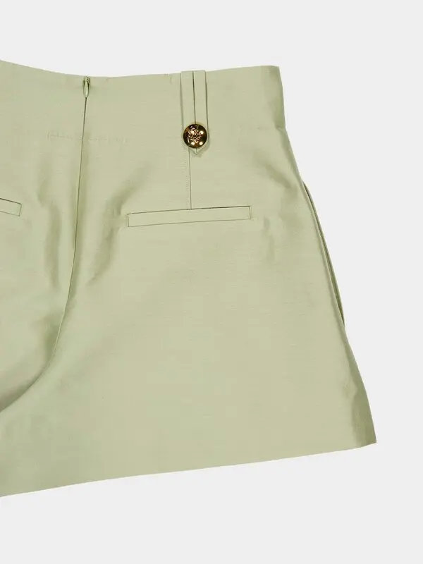 Zimmermann Wool And Silk Tailored Shorts