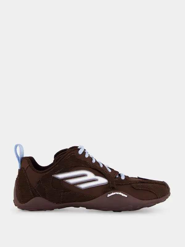 Balenciaga And Light Blue Monday Ultra Sneakers - Brown