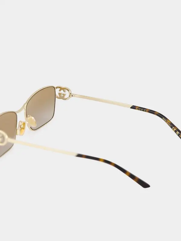 Gucci Rectangle Frame Sunglasses