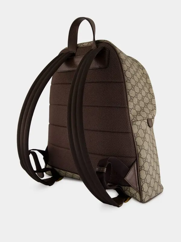 Gucci Beige Gg Monogram Twill Backpack