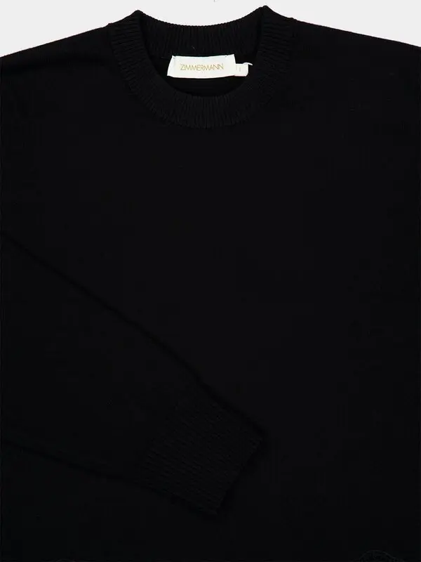 Zimmermann Luna Merino Lace Sweater