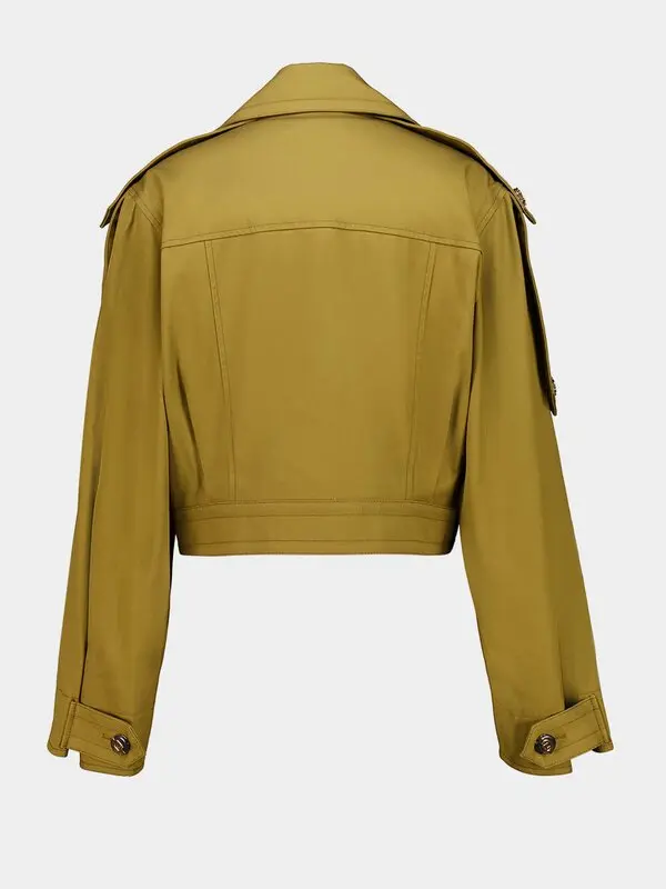 Zimmermann Luna Drill Cargo Jacket - Brown