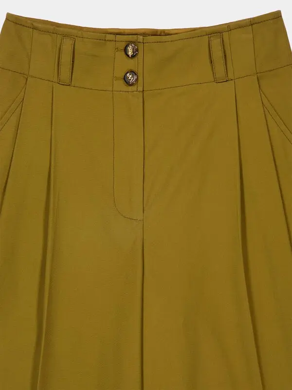 Zimmermann Luna Tailored Wide-leg Trousers - Brown